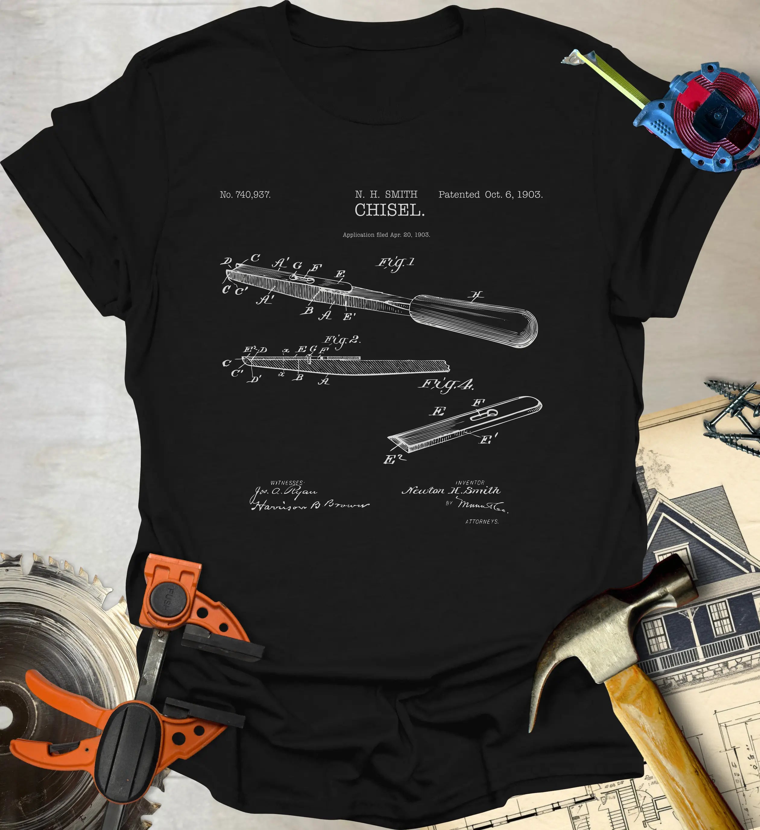 Chisel Patent T-Shirt – Sawdust Style